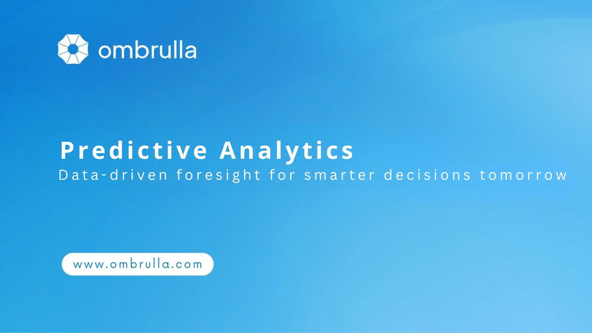 Predictive Analytics | AI Solutions | Ombrulla